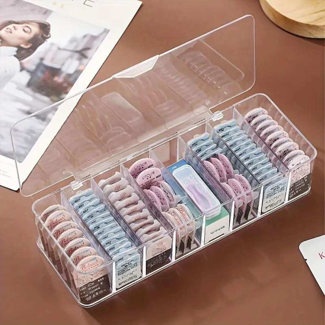 First Lens Transparent Contact Lens Organizer – Compact & Convenient