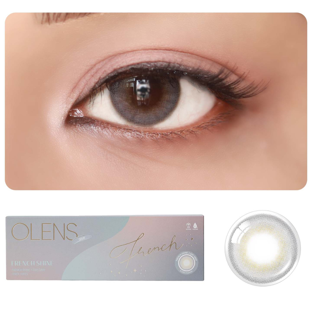 OLENS French Shine Gray One Day (10 Lens/Box)