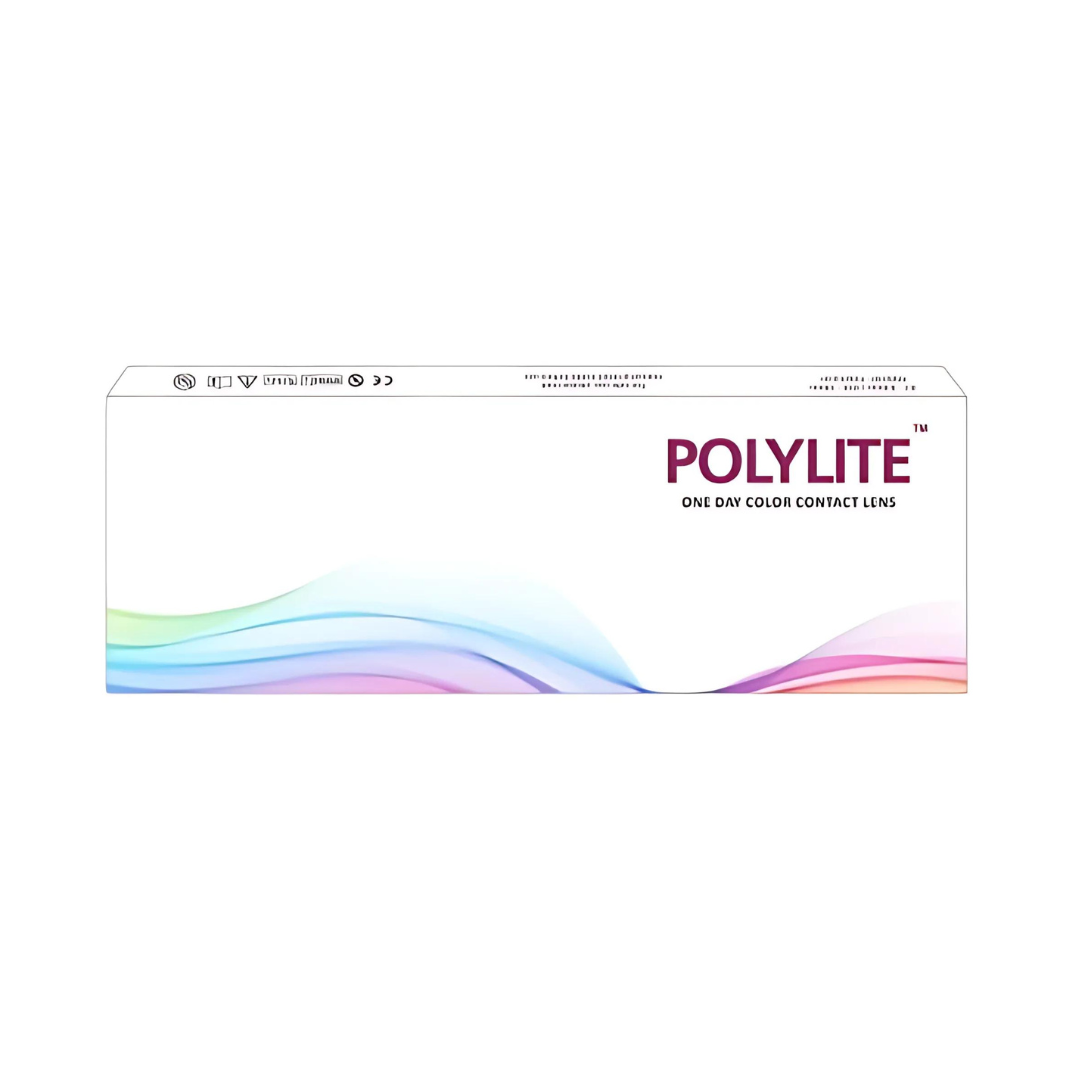 Polylite One Day Plano Color Contact Lenses - 10 Lenses Per Box