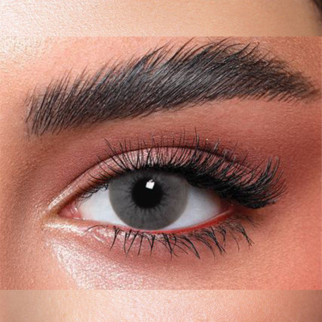 Bella Monthly Diamond Grey Shadow Lenses (2 Lenses/Box)