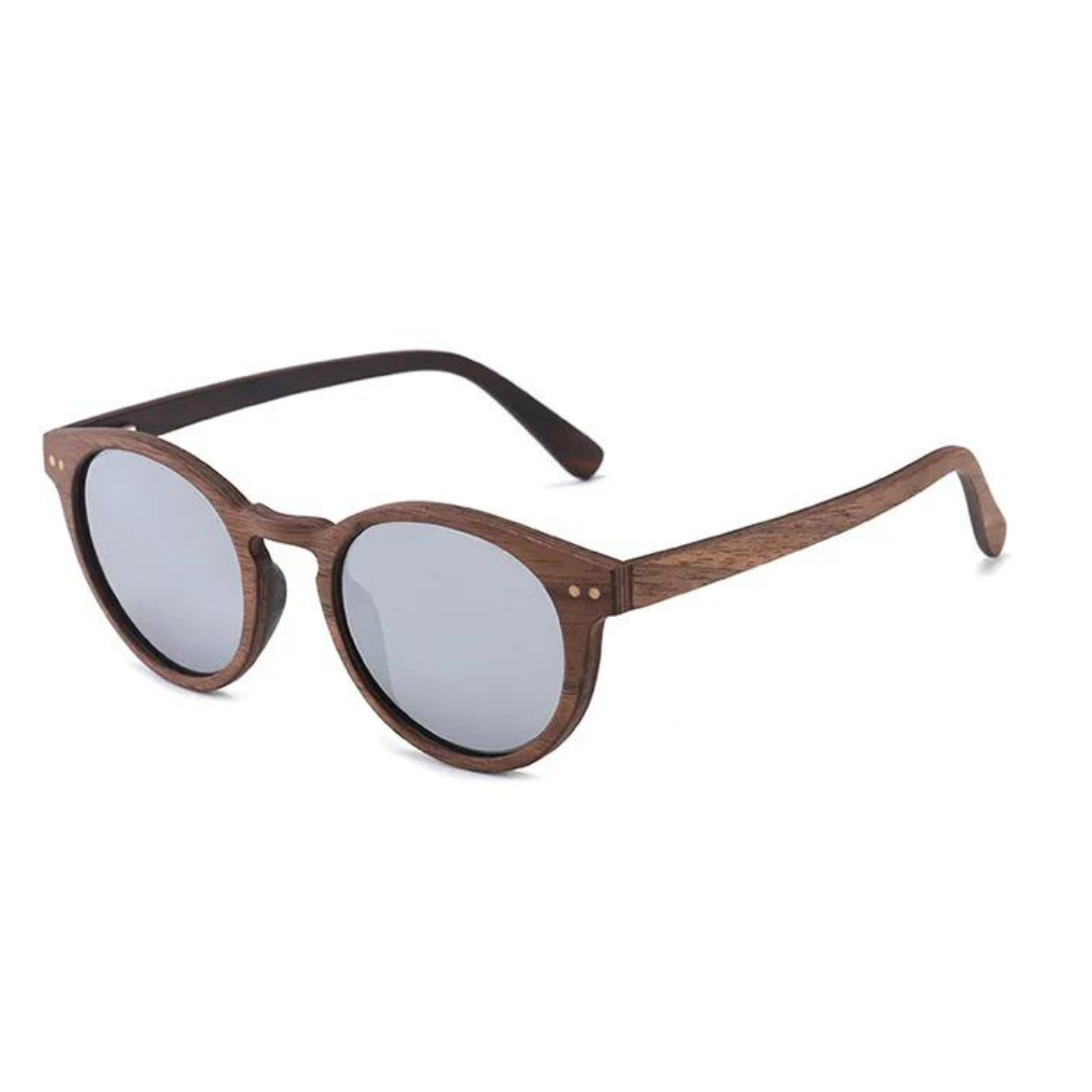 First Lens Sustainable Wooden Sunglasses 012 UV + Polarized Protection