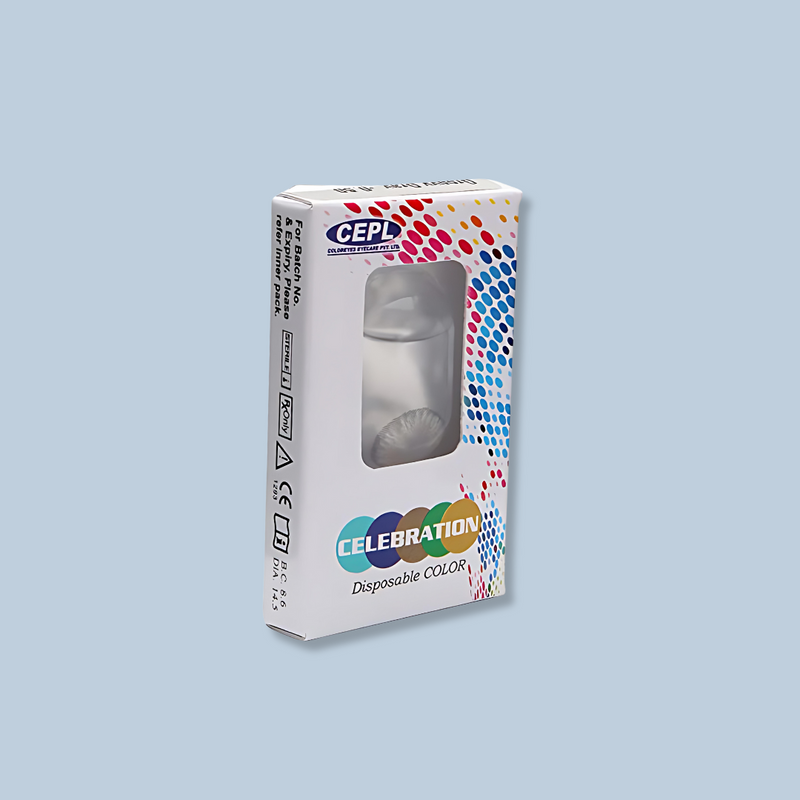 CELEBRATION MONTHLY DISPOSABLE COLOR CONTACT LENS (1 LENS BOX) -First Lens