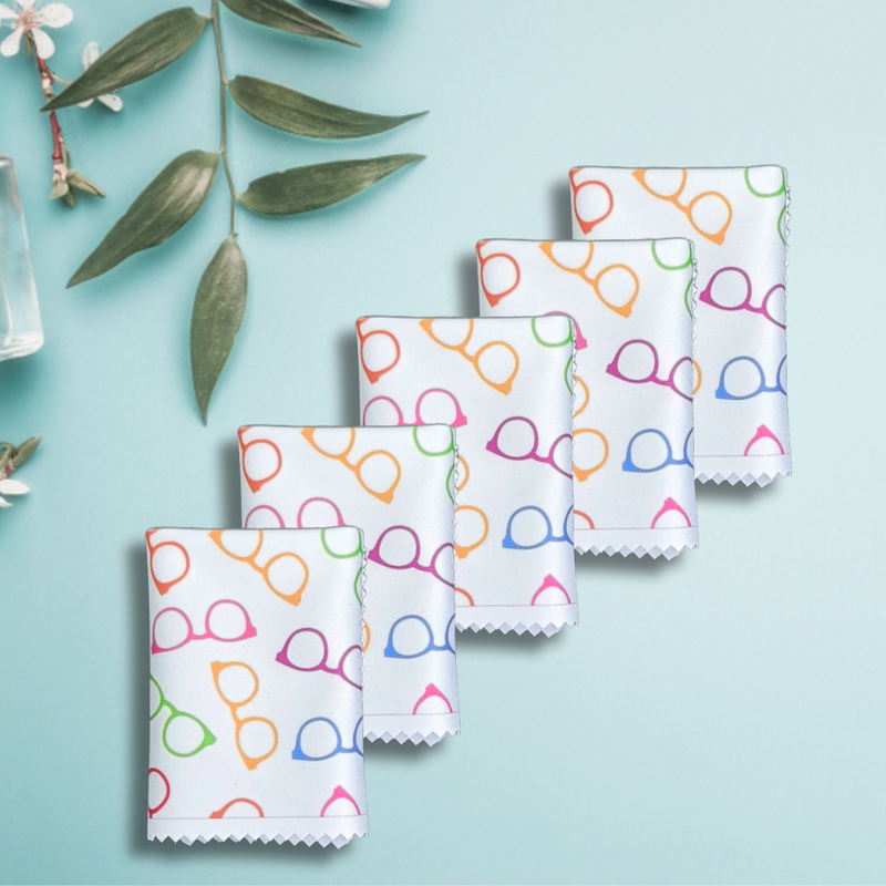 First Lens Microfiber Cleaning Cloth Pack of 5 for Clear Vision