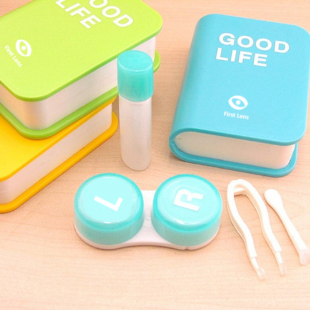 Unique Style: First Lens Designer Book Shape Contact Lens Case
